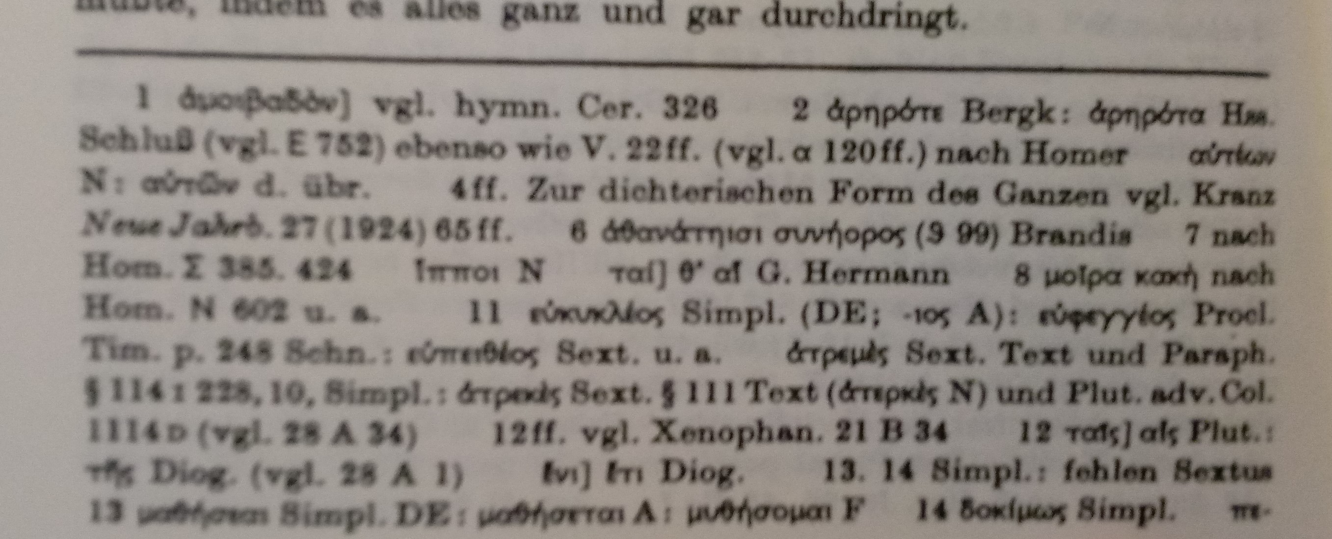 Internet Proverb Sleuth: Parmenides and the Apparatus Criticus ...